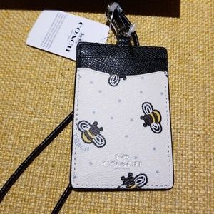 Coach | Accessories | Coach Id Lanyard Bee Print Nwt | Poshmark